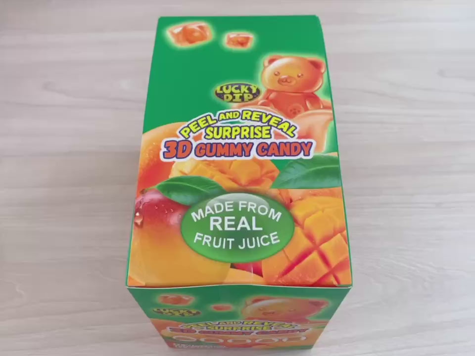 Peel & Reveal 3D Surprise Gummy Mango – Tropical Peel Fun 🥭 – Lucky Dip Ltd
